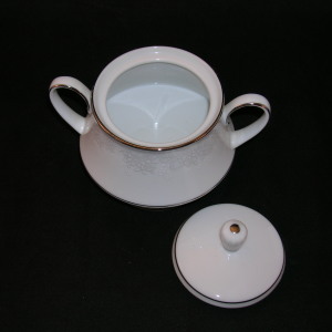 Noritake China Misty Pattern Sugar - Old Time Glass